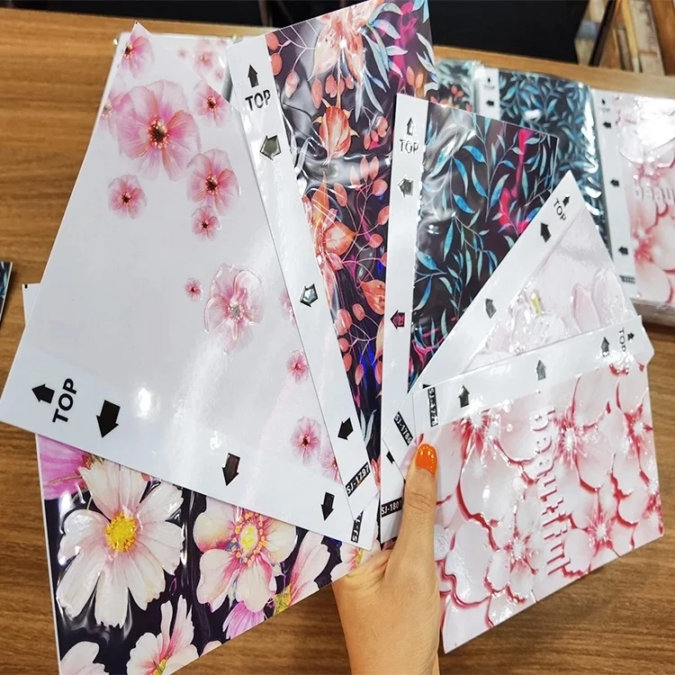 3D Embossed Back Cover Sticker Film Material for All Phones