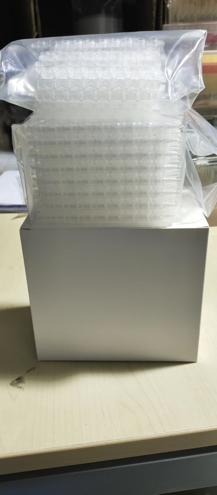 Pcr Single Tube With Flat Lid 0.2 Ml Clear Thin-walled Pcr Tube - Buy ...