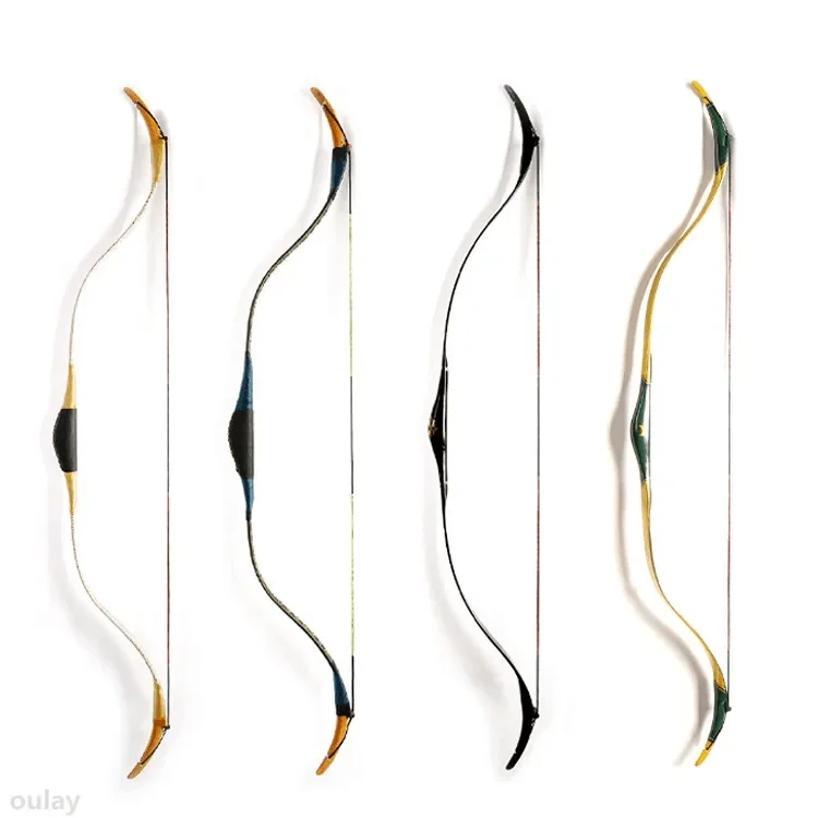 Turkish Black Lacquer Archery Bow - Traditional Hunting Bow