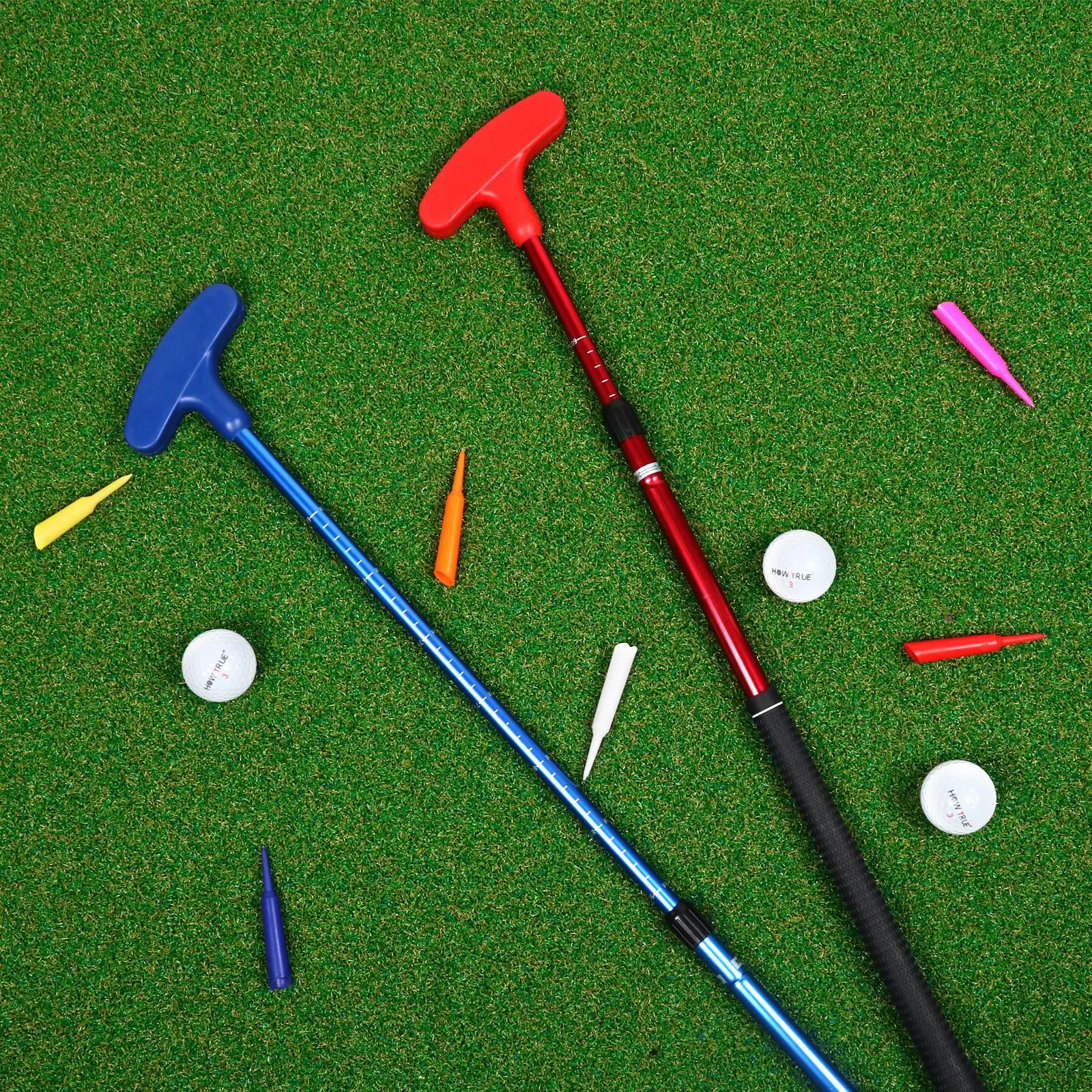 Custom Logo Adjustable Mini Rubber Golf Putter Club