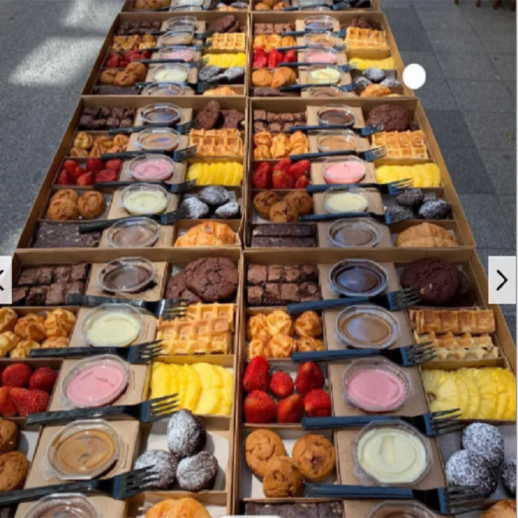 Eco Friendly Wholesale Black Chocolate Party Cookie Dessert Box ...