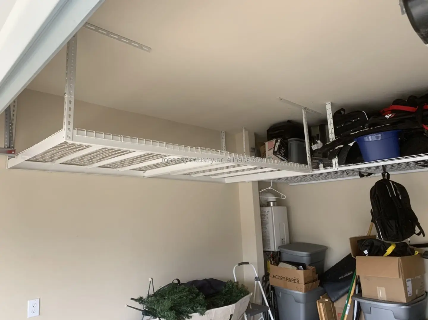 Topeasy Customized Adjustable Garage Overhead Storage Shelves 4 X 8 ...