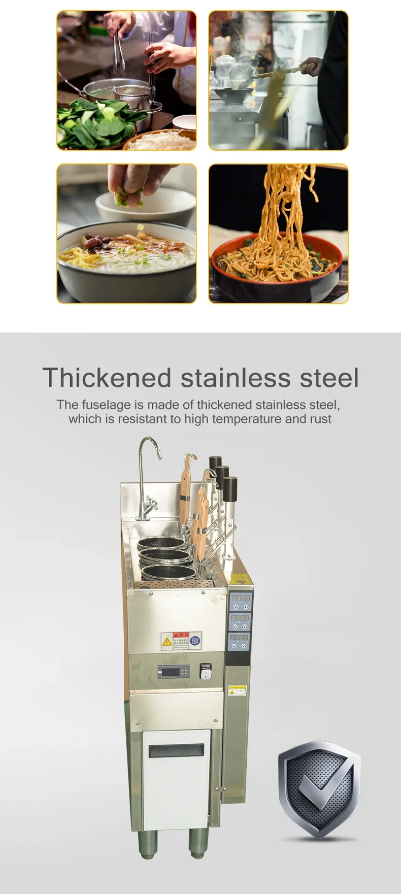 Commercial Stainless Steel Vertical Restaurant Automatic Lift Pasta ...