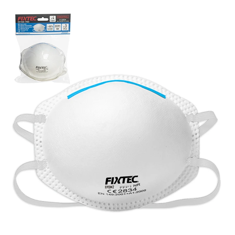 Fixtec Industrial Low Breathing Resistance Dust Working Mask Safety ...