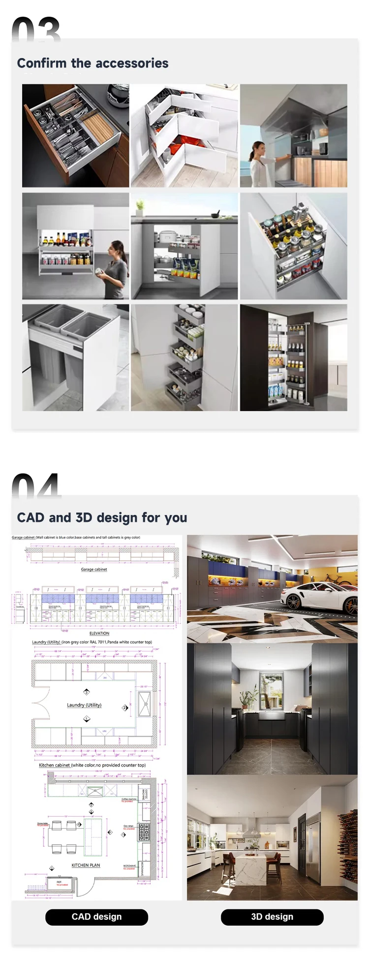 Whole House Design Modular Kitchen Island Cabinets Custom Cabinet Home ...