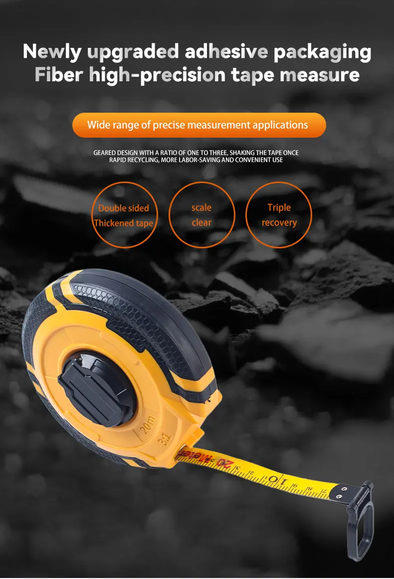 Source Manufacturer High-precision Tape Measure 20m 30m 50m Engineer ...