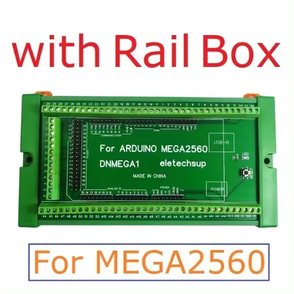 Dnpro11 Din Rail Mount Screw Terminal Block Adapter Module For Mega2560 ...