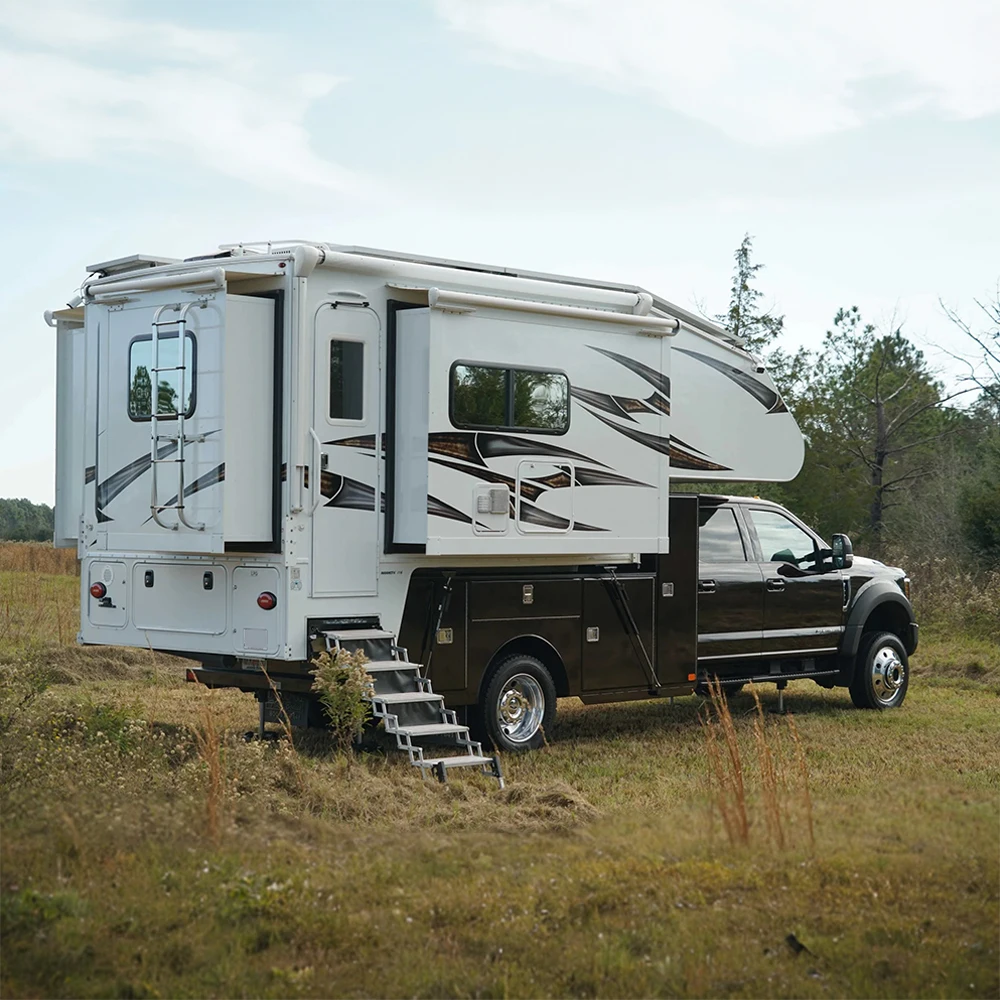 Ecocampor 4x4 Slide on Fiberglass Truck Bed Camper Canopy Camper with ...