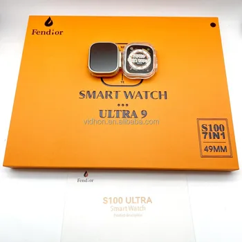 2023 New Arrival S100 7 In 1 Smartwatch Serie 8 Reloj Inteligente ...