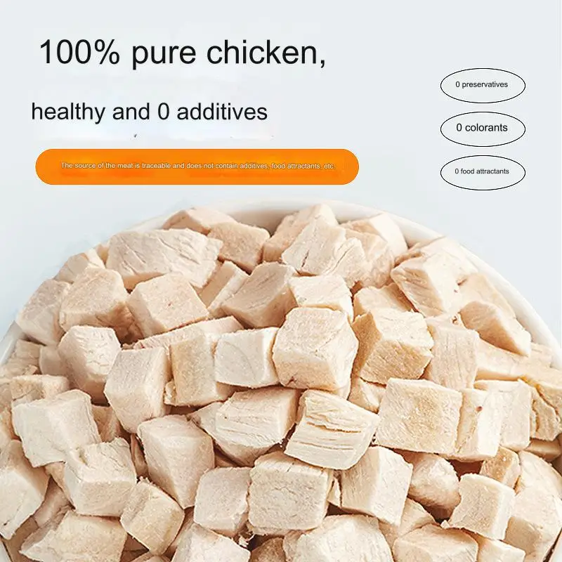 Freeze-Dried Beef Cubes High Protein Nutrition Pet Food Natural Cat ...