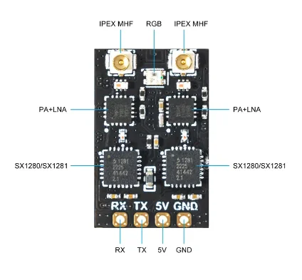BETAFPV ELRS Nano Receiver ExpressLRS 2.4G / 915MHz / 868MHz Nano RX ...