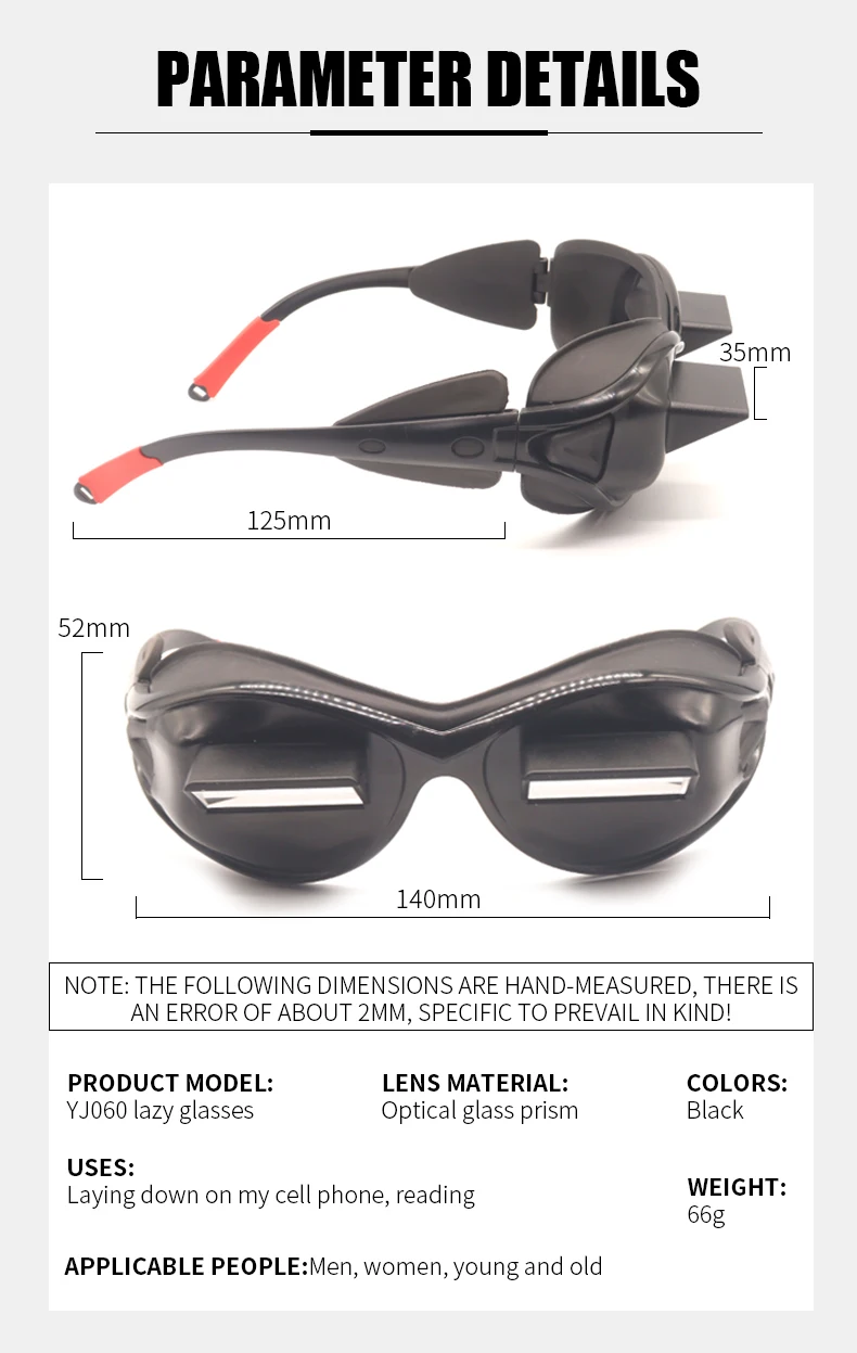 Lazy Glasses - Comfortable 90 Degree Eyepatch Readers