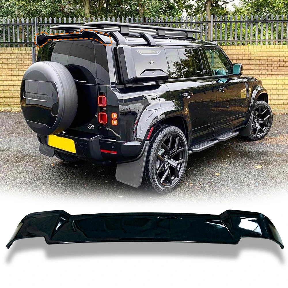 ABS Black Wing Flap Rear Spoiler for Land Rover Defender