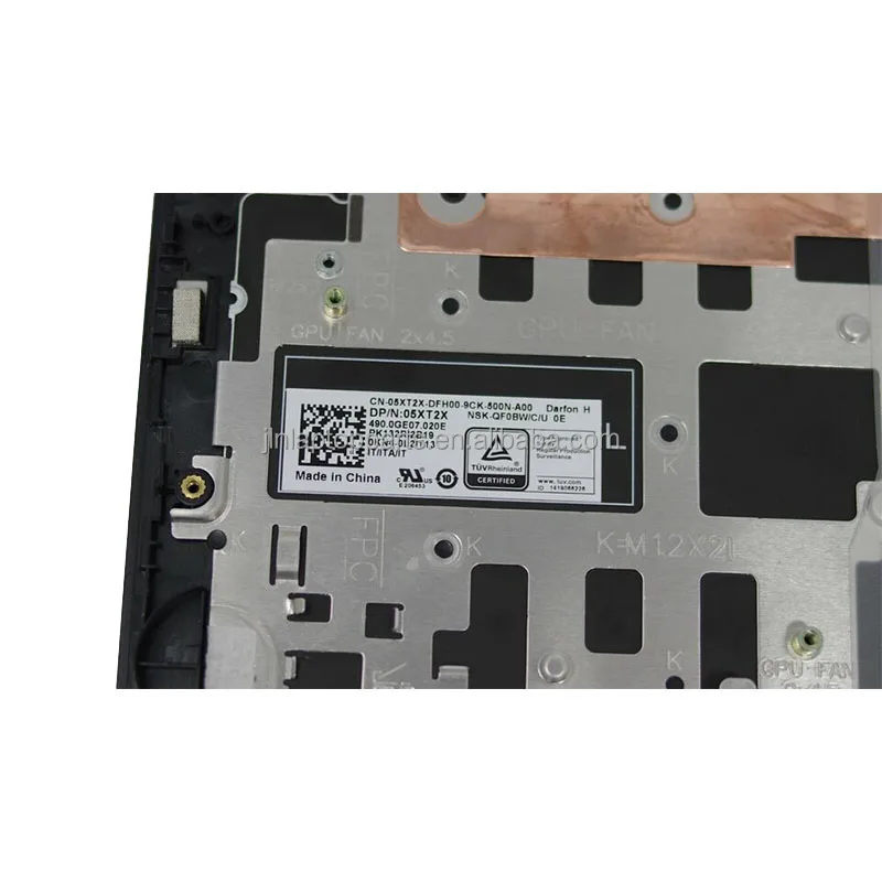 New Palmrest Top Case Keyboard For Dell Vostro 7590 P83f 0x2vhj 0wnttj ...