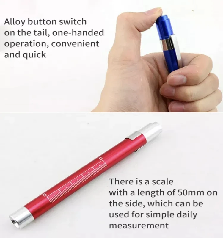 TOPCOM Led Medical Pocket First Aid Penlight Torch Eye Nose Dental ...