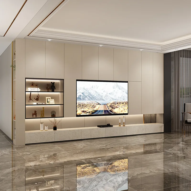 TV Stands Wood Furniture Living Room Cabinet - Modern Luxury