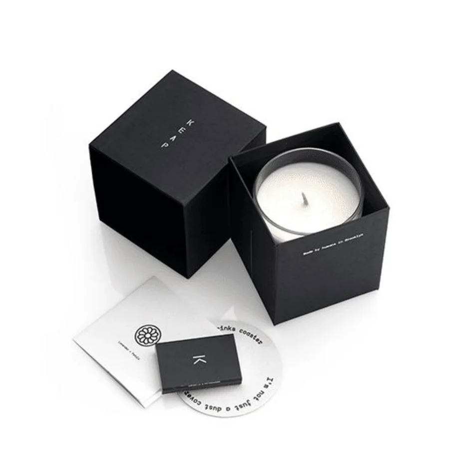 Luxury Rigid Candle Diffuser Two Pieces Lid And Bottom Base Shoulder ...