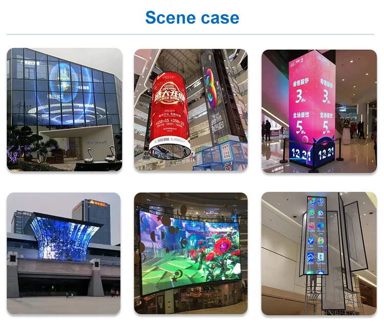 Adhesive Aflexible Transparent Led Screen Foldable Indoor Outdoor ...