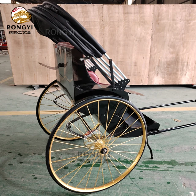 Human Pulled Jinrikisha/vintage Rickshaw/classic Hand-pulled Station ...