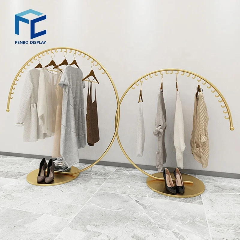 Shop Interior Design Retail Clothing Store Furniture Silvery Display ...