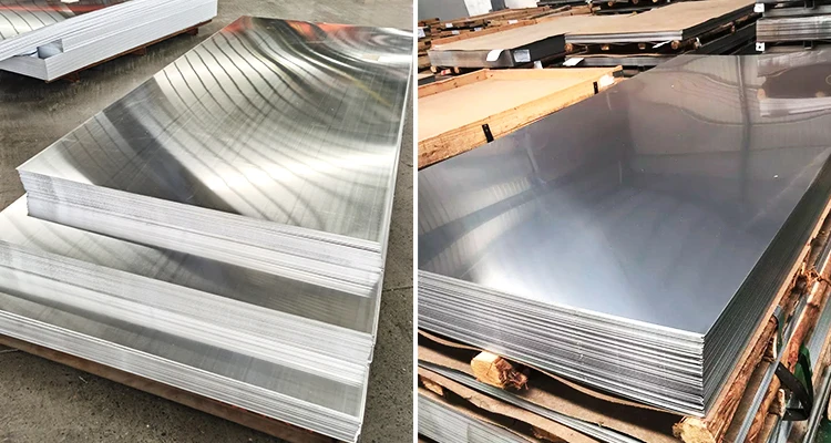 Sheet Metal Plate Inventory Anodized Aluminum Plate Silver Sublimation ...