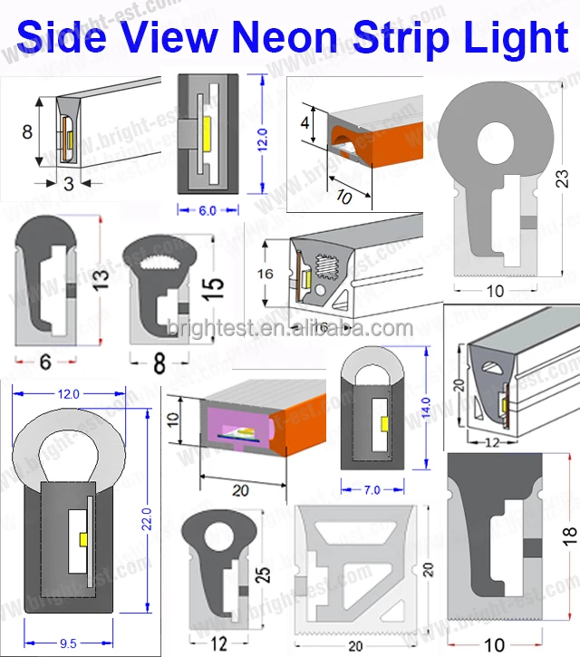 RGB D20 360 Degree LED Neon Rope Light - Durable & Bright