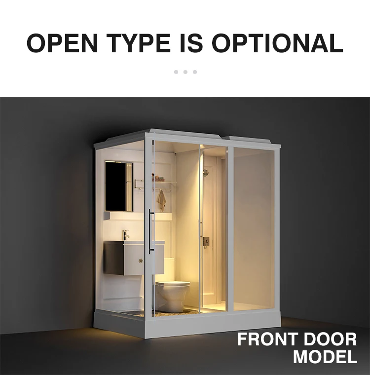 All in One Portable Prefab Sanitary Mobile Toilets Shower Room Modular ...