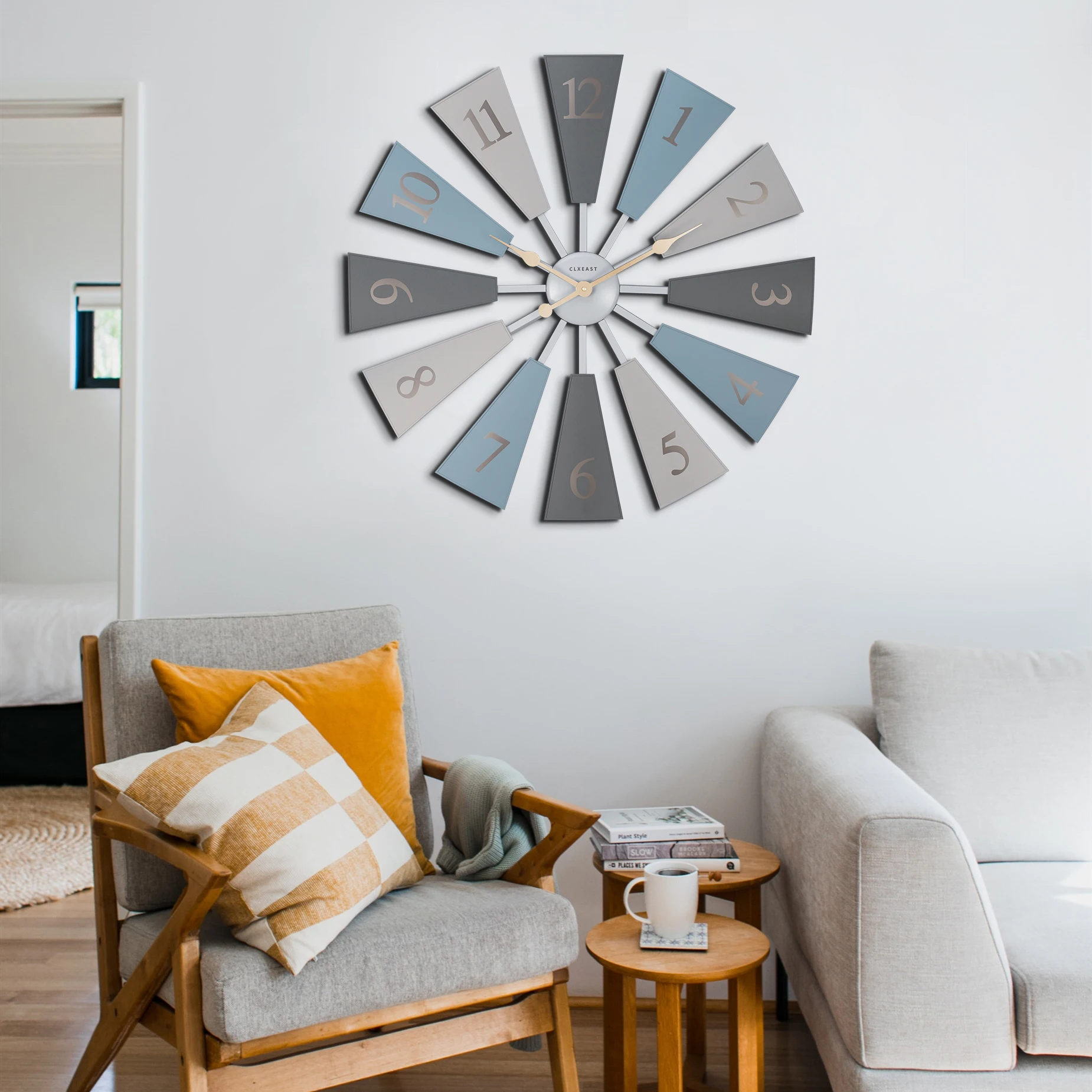 INFINITY TIME Windmill Wall Clock - DIY Modern Farmhouse