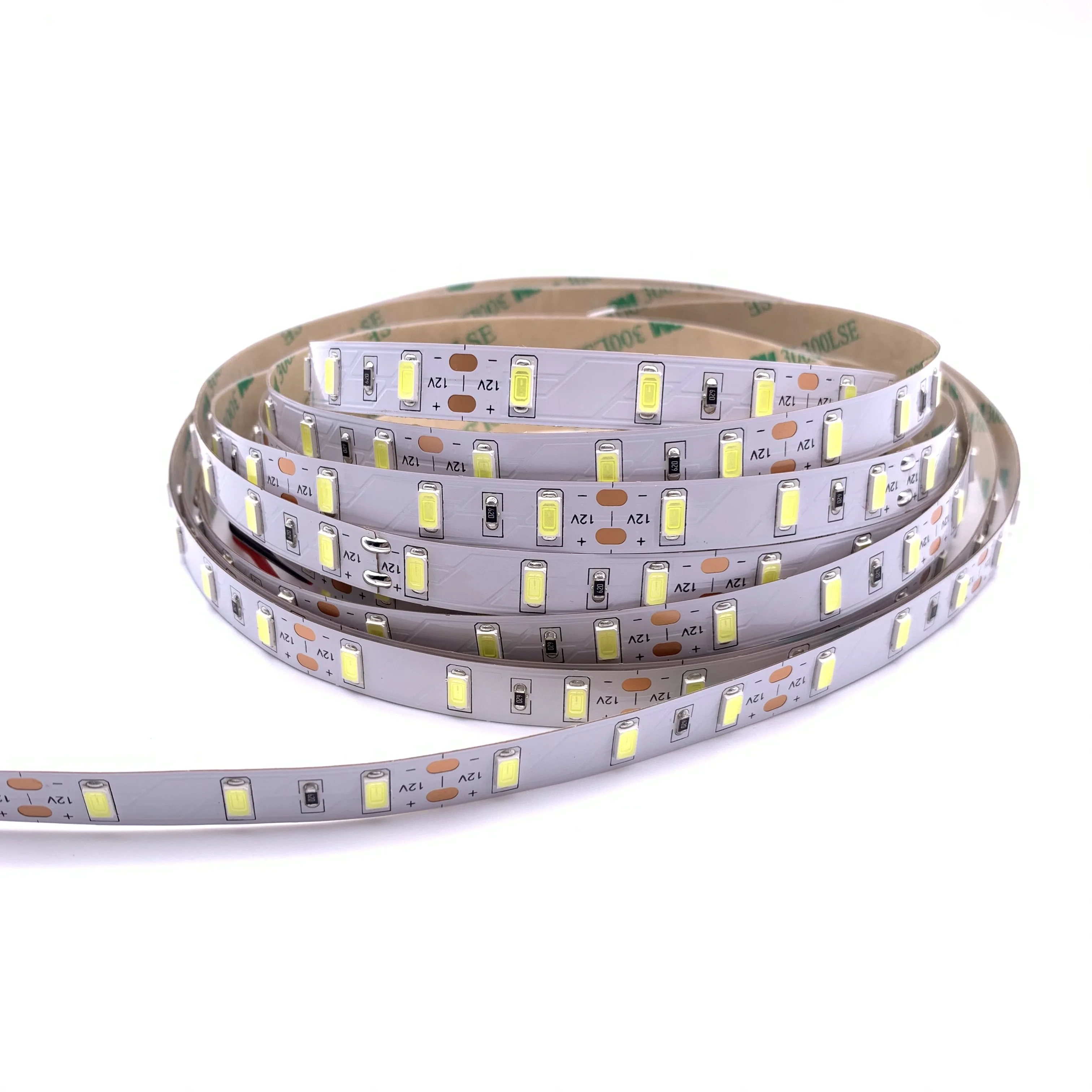 Dc12v Dc24v 8mm Width 5630 5730 60leds/m 2700k 3000k Warm White 4500k ...