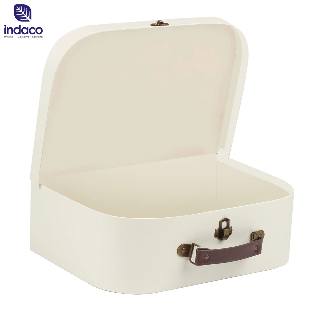 Paper Cardboard Decorative Kid Style Storage Suitcases for Small Toys ...