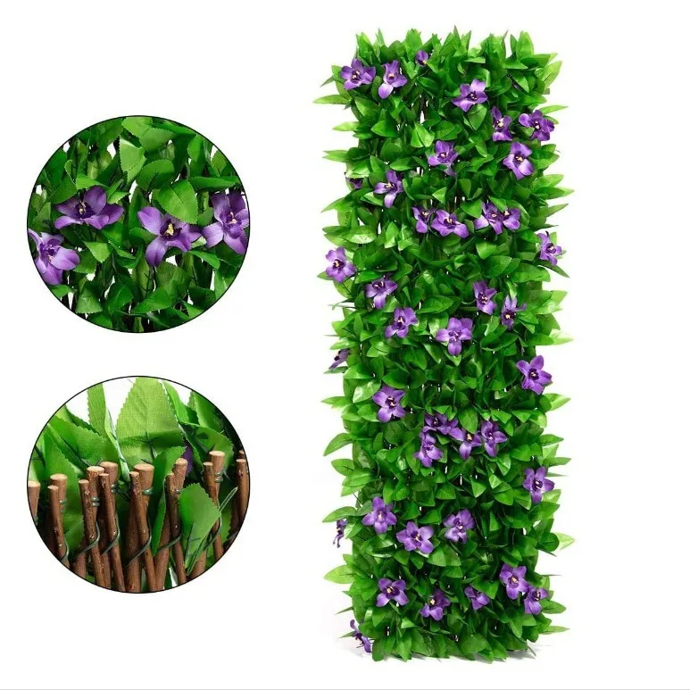Artificial Fence Telescopic Fence, Artificial Plant Garden, Courtyard ...
