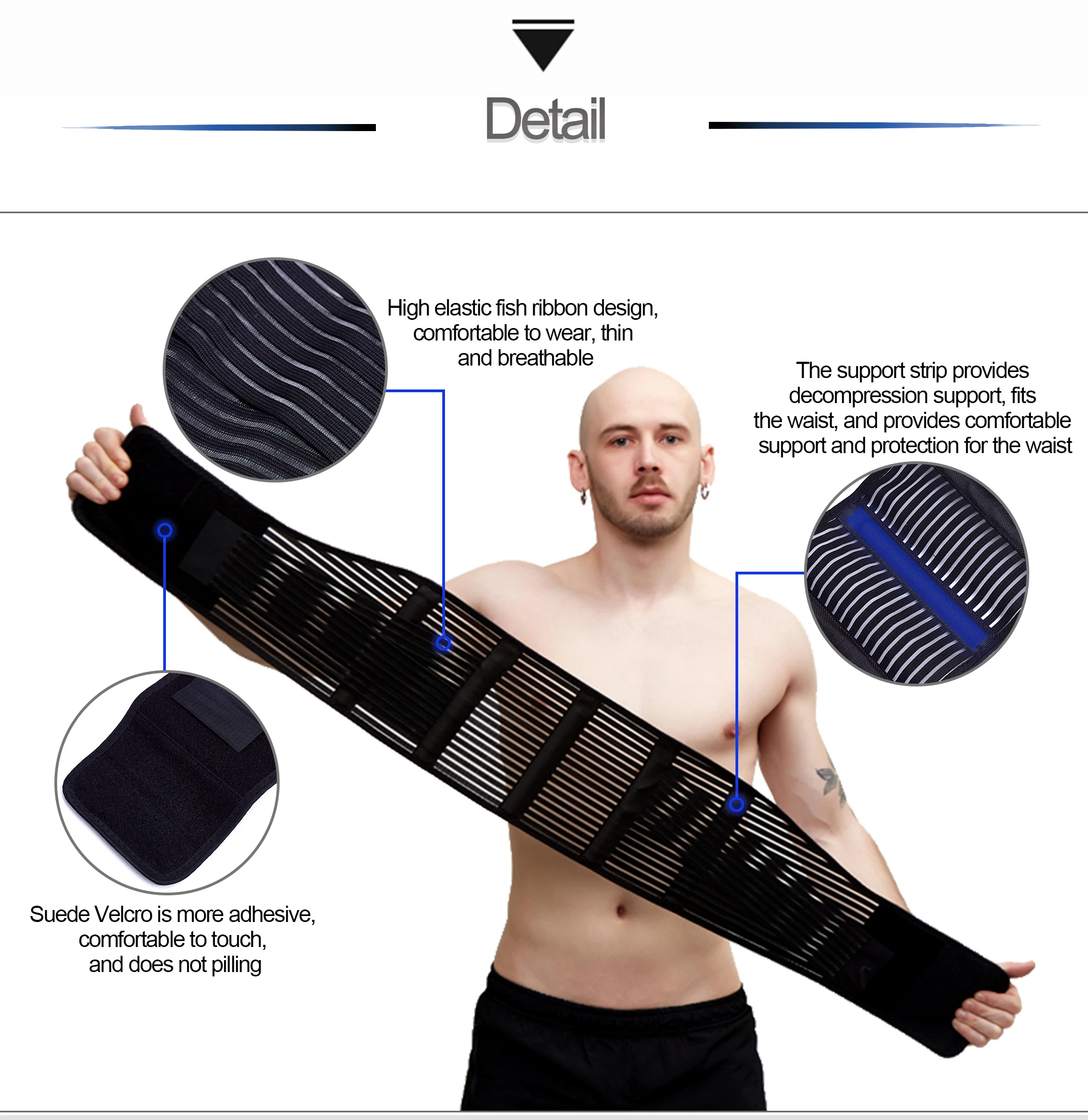 Waist And Hip Brace Back Support Belt Lumber Brace Waist Support Belt ...