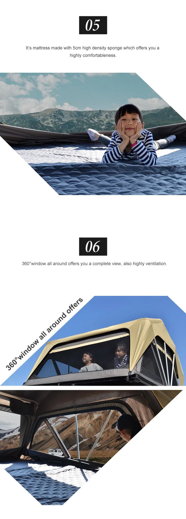 Wild Land Voyager 4 Season Roof Top Tent - Perfect for Camping