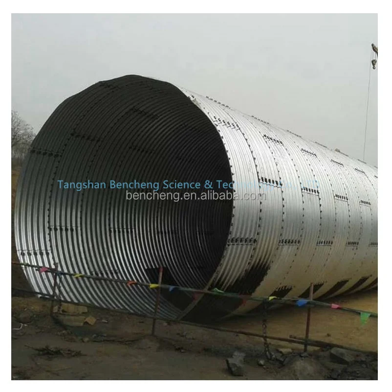 Underground Bunker Corrugated Metal Culvert Pipe - Buy Underground ...