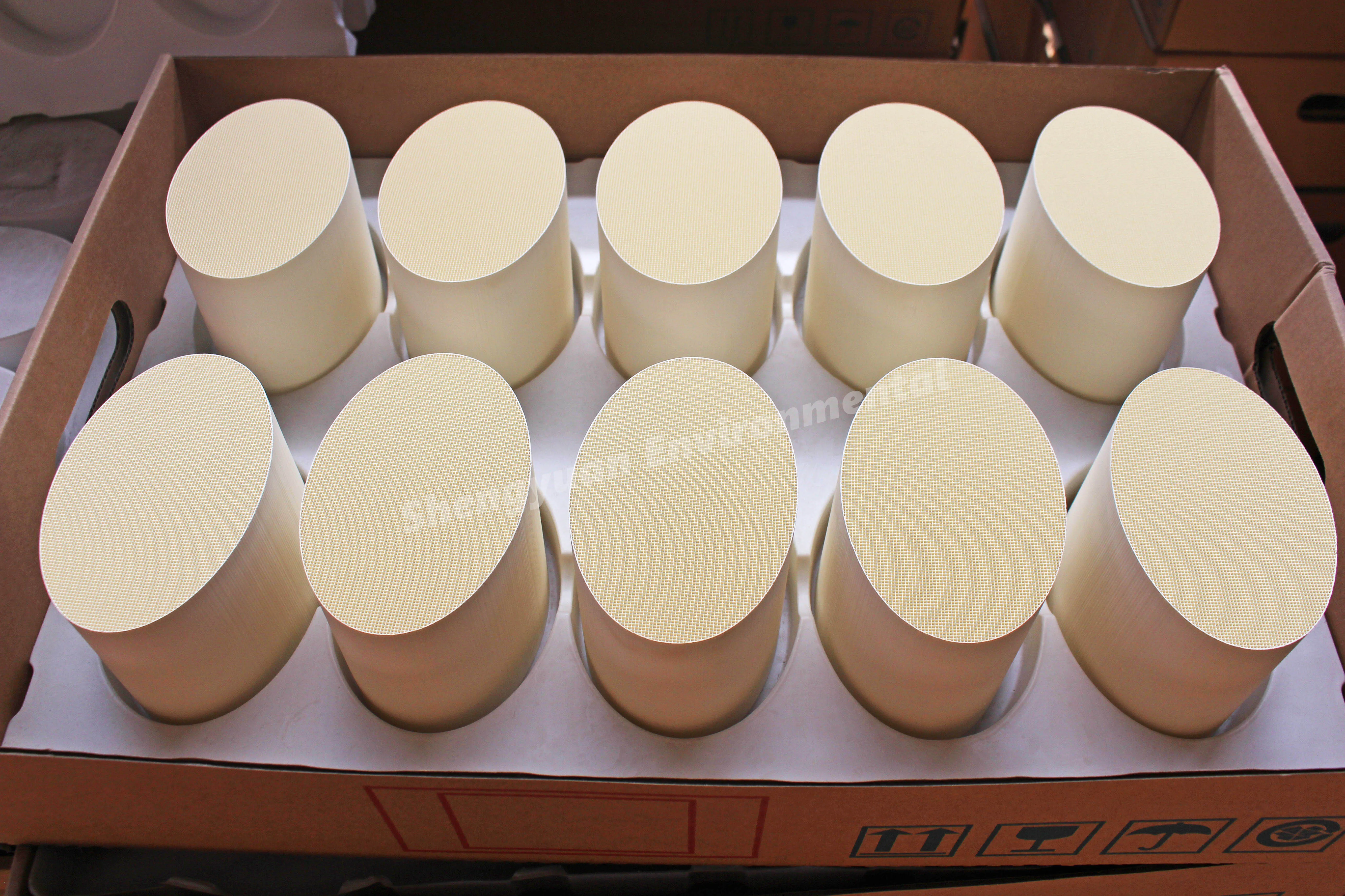 High Melting Point and High Flow Sic DPF Wall Flow Filters for Diesel ...