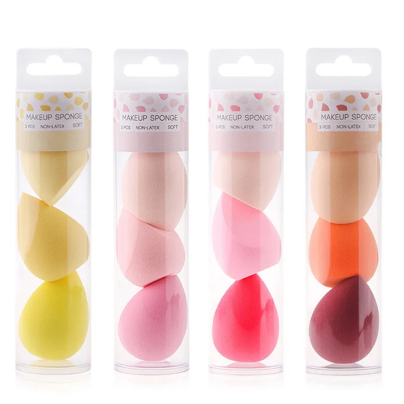 Custom Packing Foundation Applicator Cosmetic Beauty Makeup Sponge Bulk ...