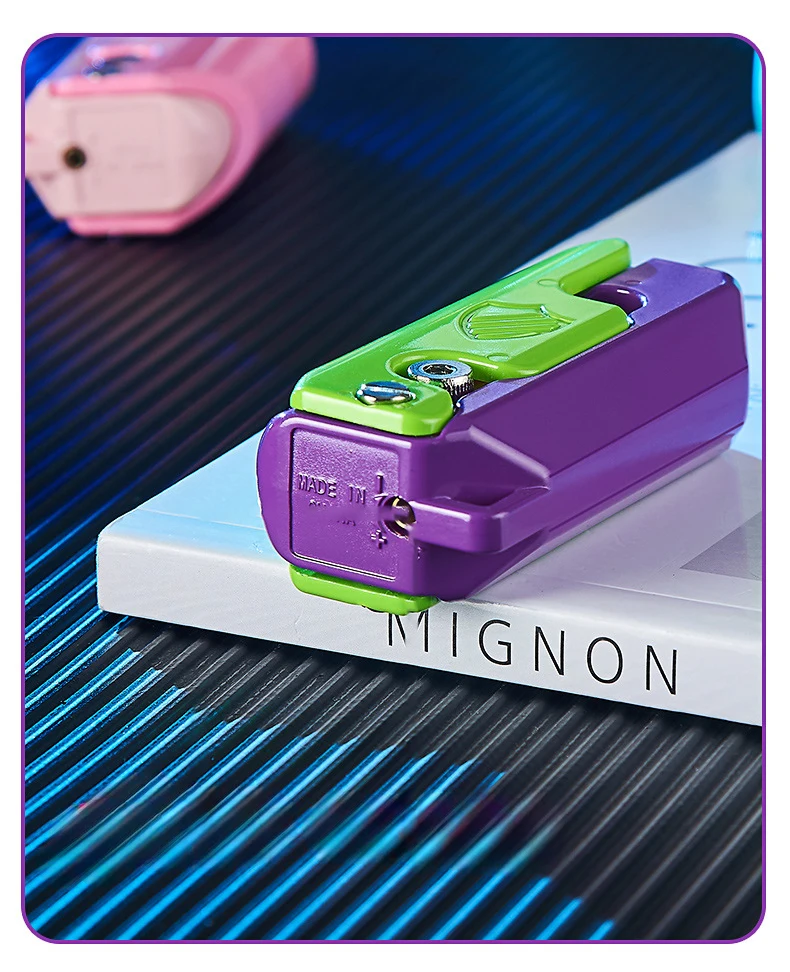 2024 Hot Sale Fancy Carrot Knife Gas Inflatable Red Flame Smoking ...