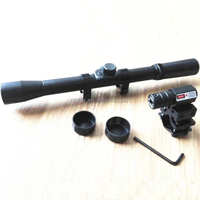 Hot Sale Cheap 4x20 Scope Hunting Scope With Laser Sight Scope Laser ...
