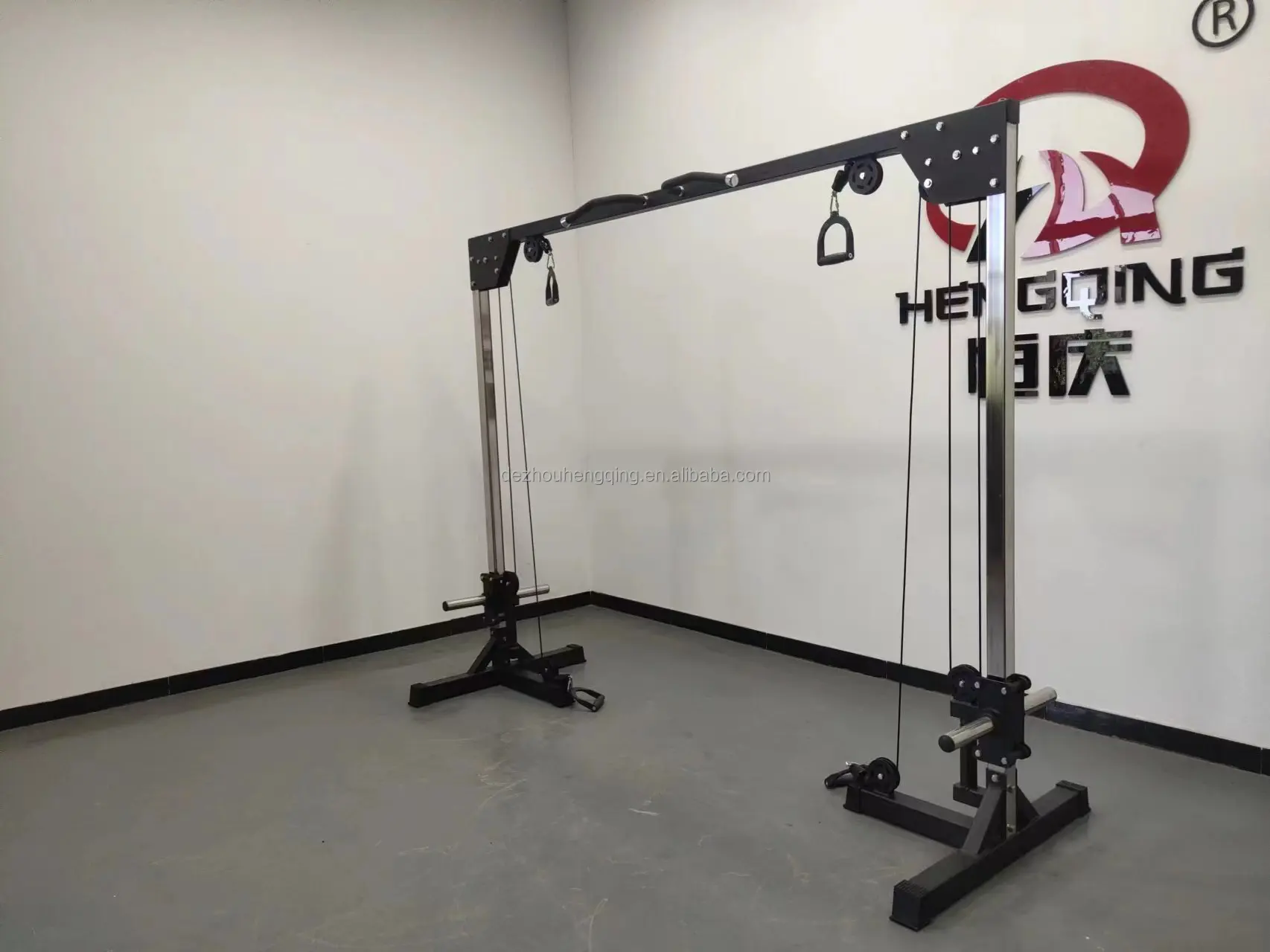 New Design Home Gym Fitness Dual Cable Pulley Machine Adjustable ...