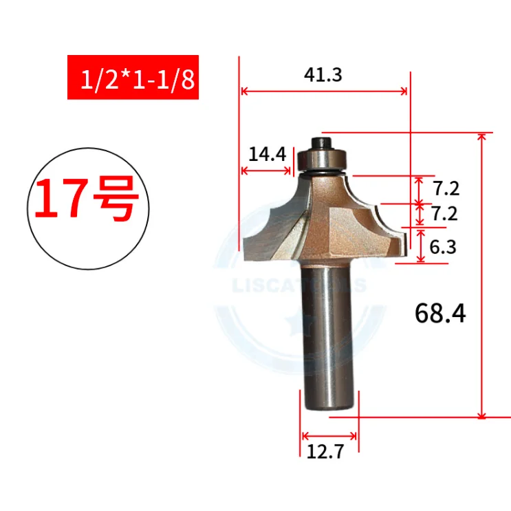 Tideway Professional Grade Mould Edge Woodworking Router Bits Double R ...