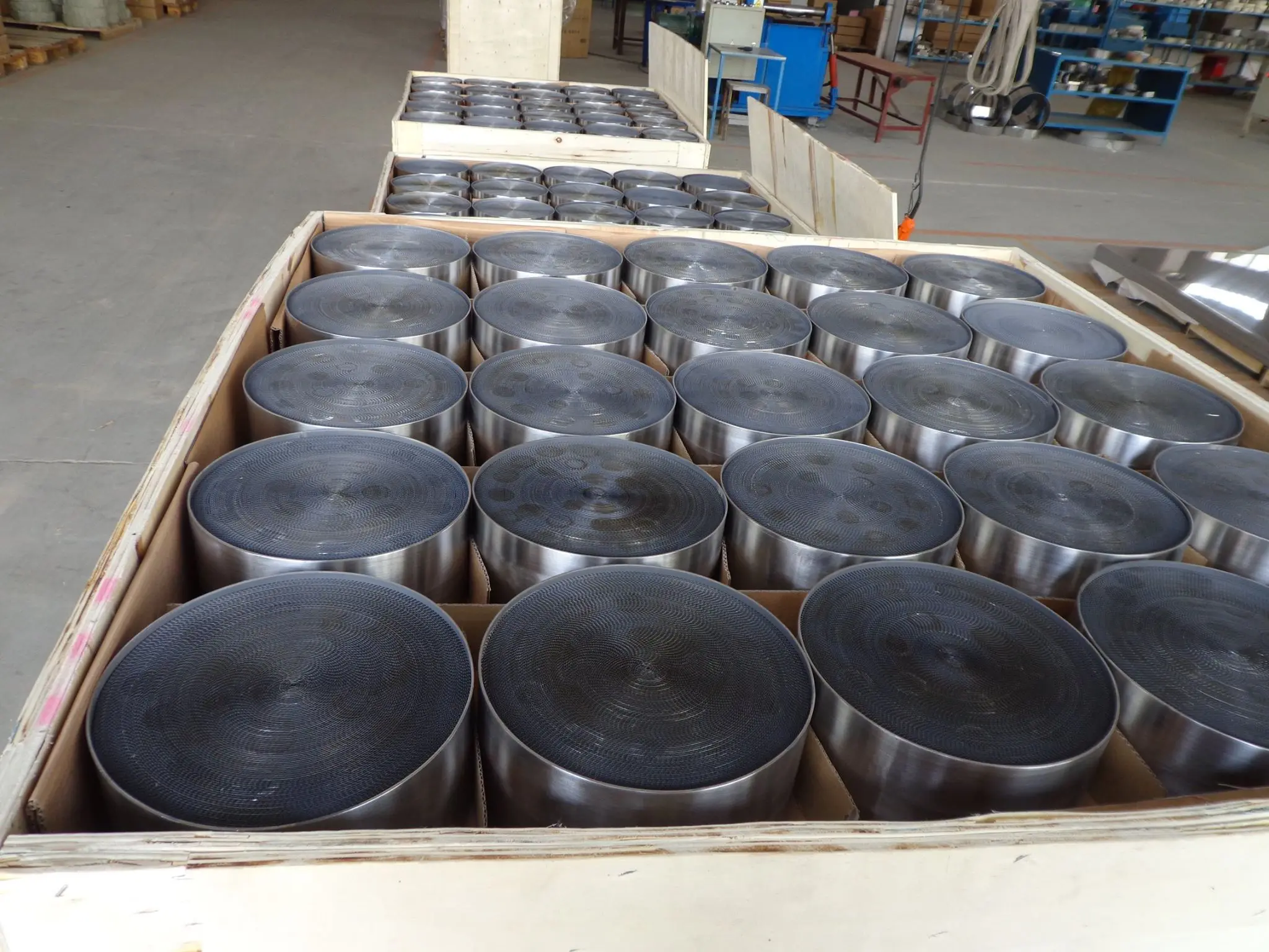 Metallic Dpf Coating Honeycomb Catalyst Substrate Metal Carrier Euro 4/ ...