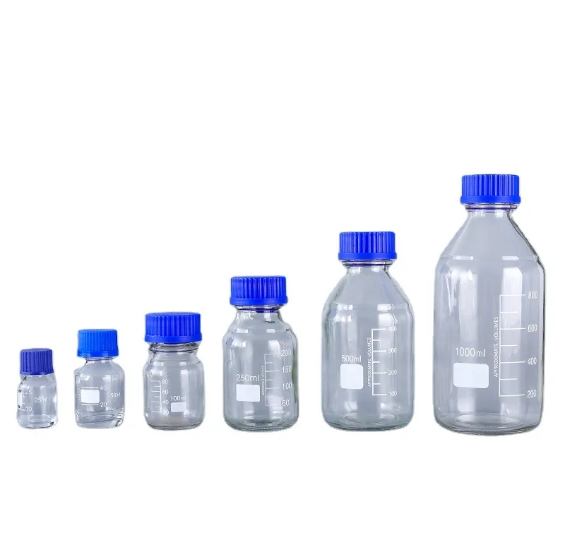 Laboratory Glassware Reagent Bottle Sizes Available 100ml-20000ml - Buy Glass Bottle,Laboratory ...