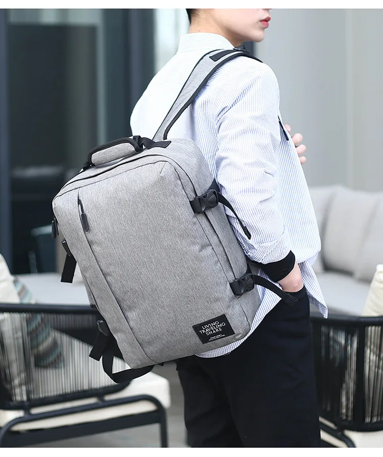 Multi-functional Travel Airline Cabin Backpack Men Business Waterproof ...