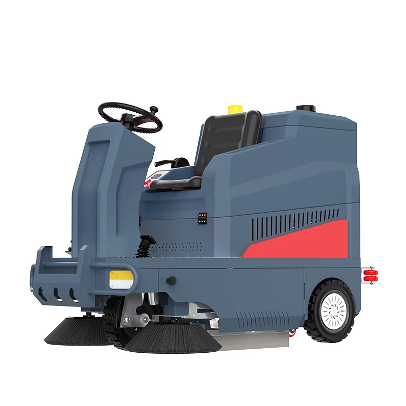 BOSHUO Electric Battery Powered Road Sweeper - Efficient Cleaning