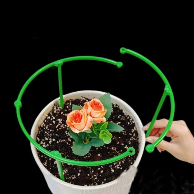 Plastic Plant Pile Stand for Flowers Greenhouse Arrangement Rod Holder ...