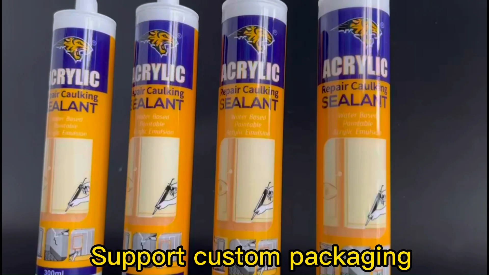 Wholesale 300ml Acrylic Sealant Repairing Caulking Water Based ...