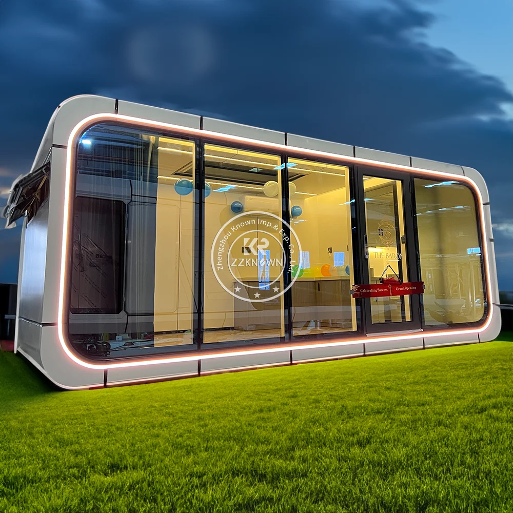 Outdoor Double Apple Cabin 2 Storey Space Capsule House