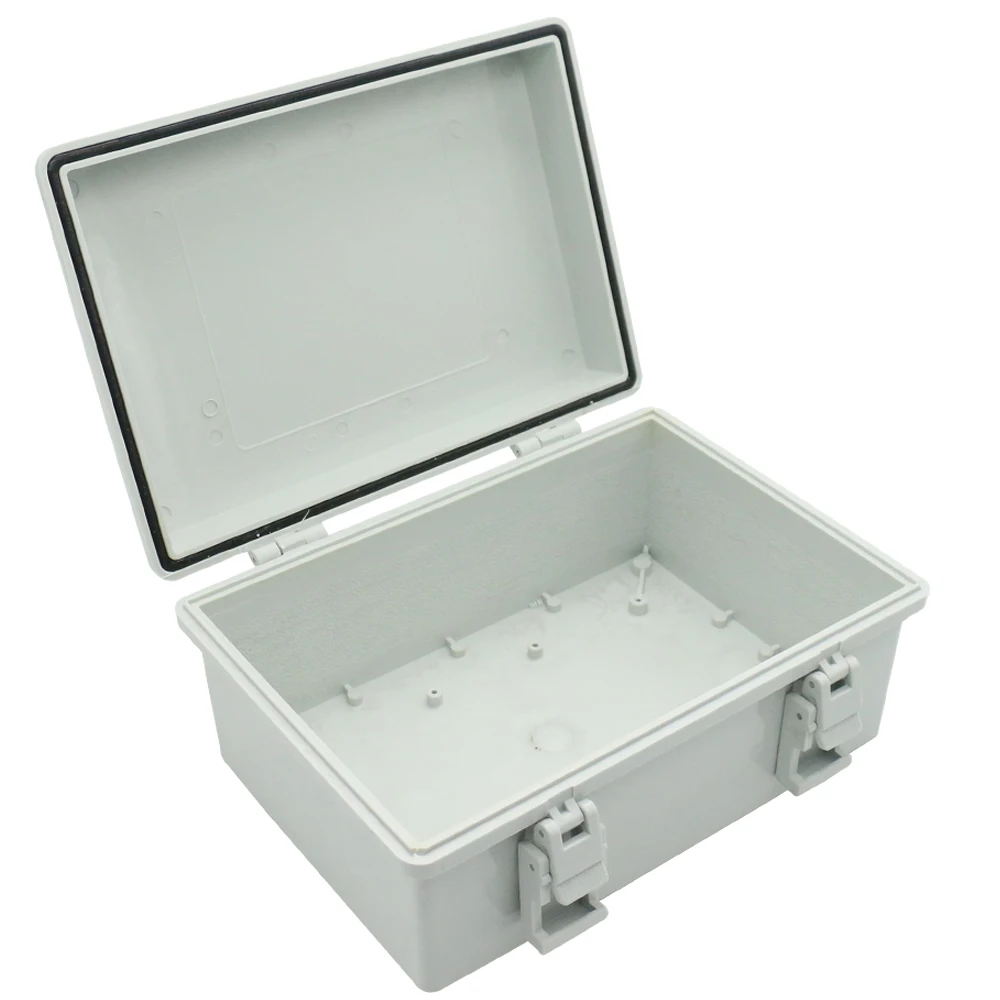 Outdoor Hinged Cover Plastic Enclosure IP65 Case 220x150x105 Mm