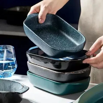 Wholesale Japanese Style Design Baking Pans Home Kitchen Use Ceramic ...