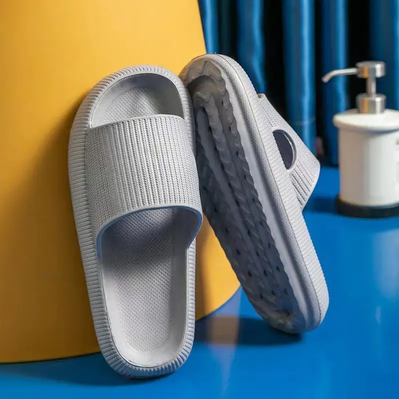 Thick Sole Cloudy Beach Blank Foam Runner - Durable Slippers